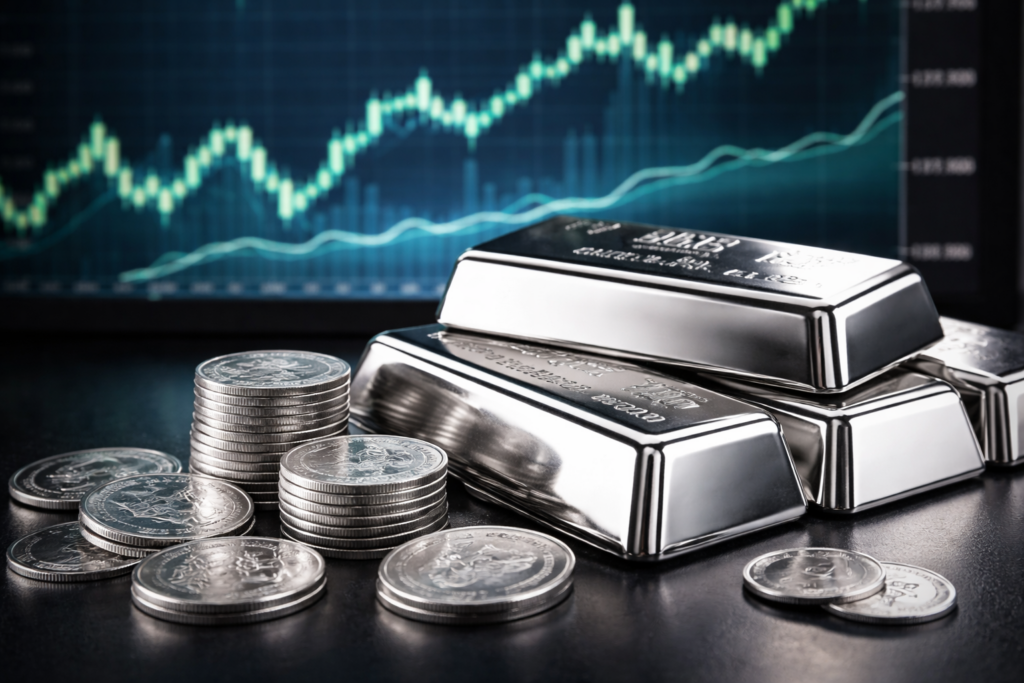 Investir dans l'argent : guide complet 2026